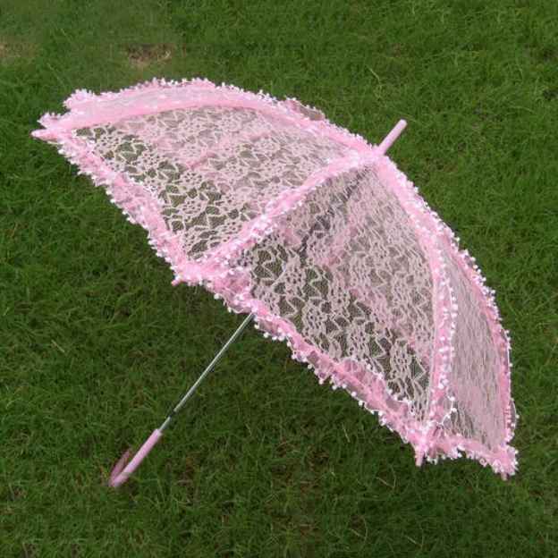 Fashion Wedding Bride Lace Umbrella